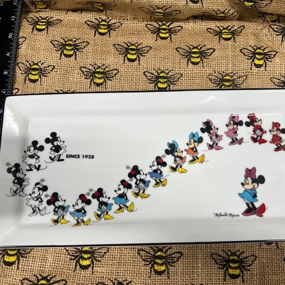 Disney | Accents | Disney Minnie Mouse Evolution Tray Platter From 928 ...